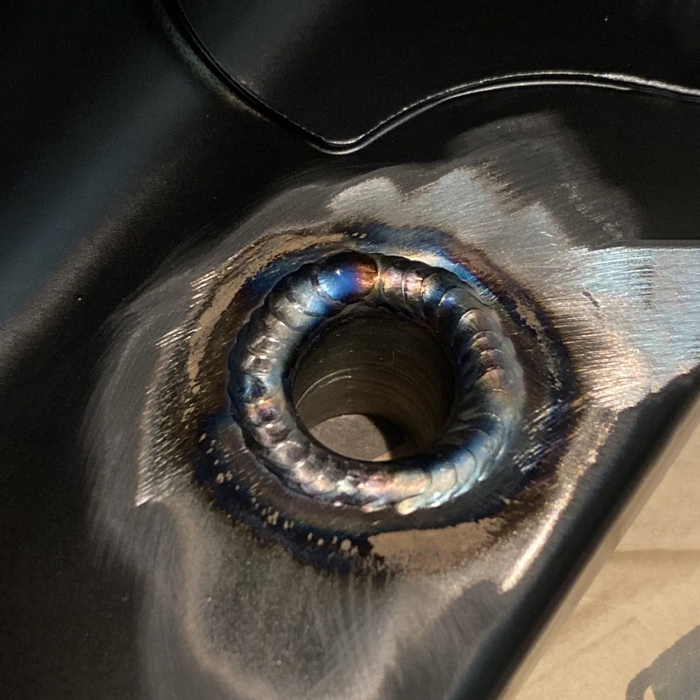 D Series D15/D16 Y7 Y8 VTEC Tapped Oil Pan Turbo 10AN Fitting TIG Weld ...