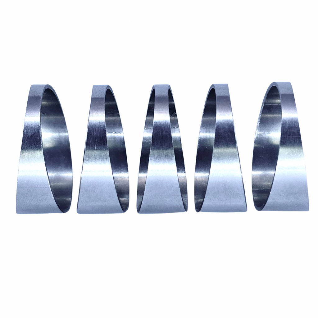 90 degree 3" 304 Stainless Steel Pie Cuts - Laser cut and deburred (5 ...